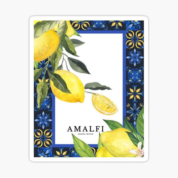 "Amalfi" Sticker for Sale by sizzzzc | Redbubble