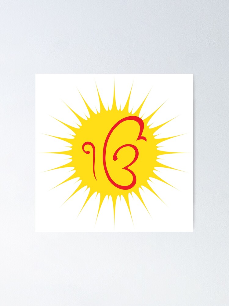 "Ek Onkar - There is only one god" Poster for Sale by DesignsbyRani ...