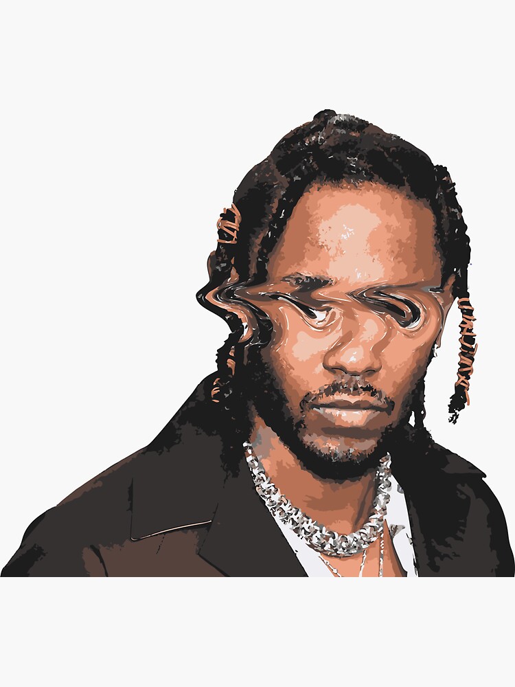 "kendrick Lamar twisted" Sticker for Sale by EDENSIRI12 | Redbubble