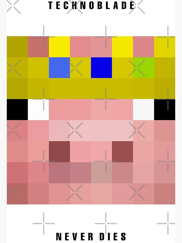 "Technoblade never dies - Minecraft YouTuber" Metal Print for Sale by ...