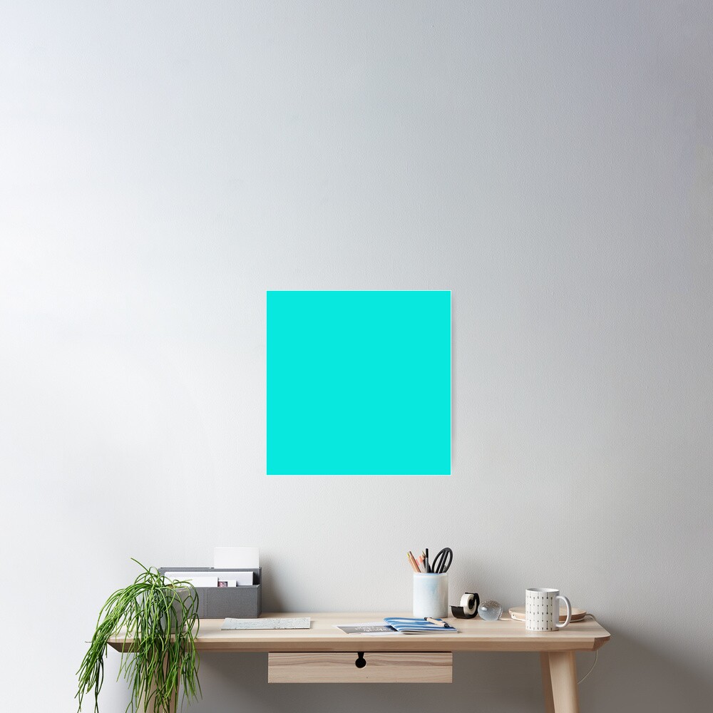 "PLAIN SOLiD COLOR BRIGHT TURQUOISE- A MELD OF GREEN A BLUE FOR THOSE ...
