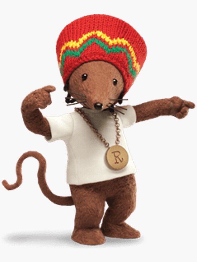 "Rastamouse 2011 funny cartoon" Sticker for Sale by aroma4u | Redbubble