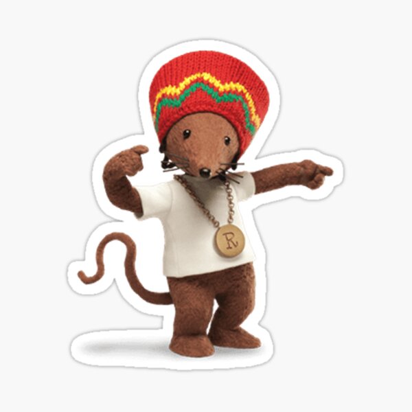"Rastamouse 2011 funny cartoon" Sticker for Sale by aroma4u | Redbubble