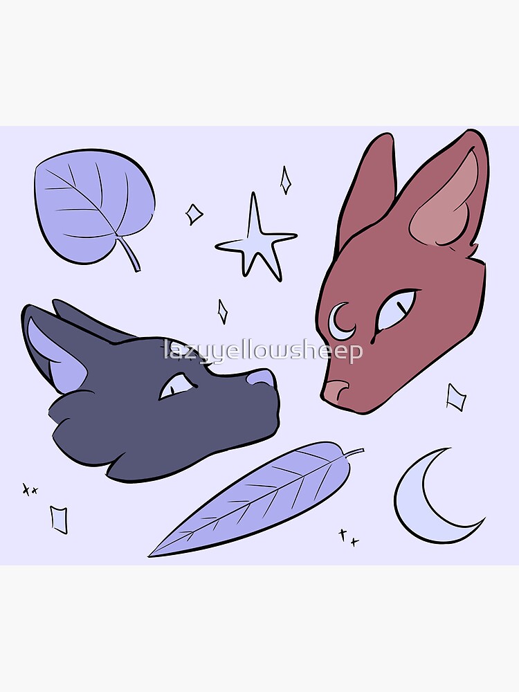 "Sun Wolf and Moon Fox" Photographic Print for Sale by lazyyellowsheep ...