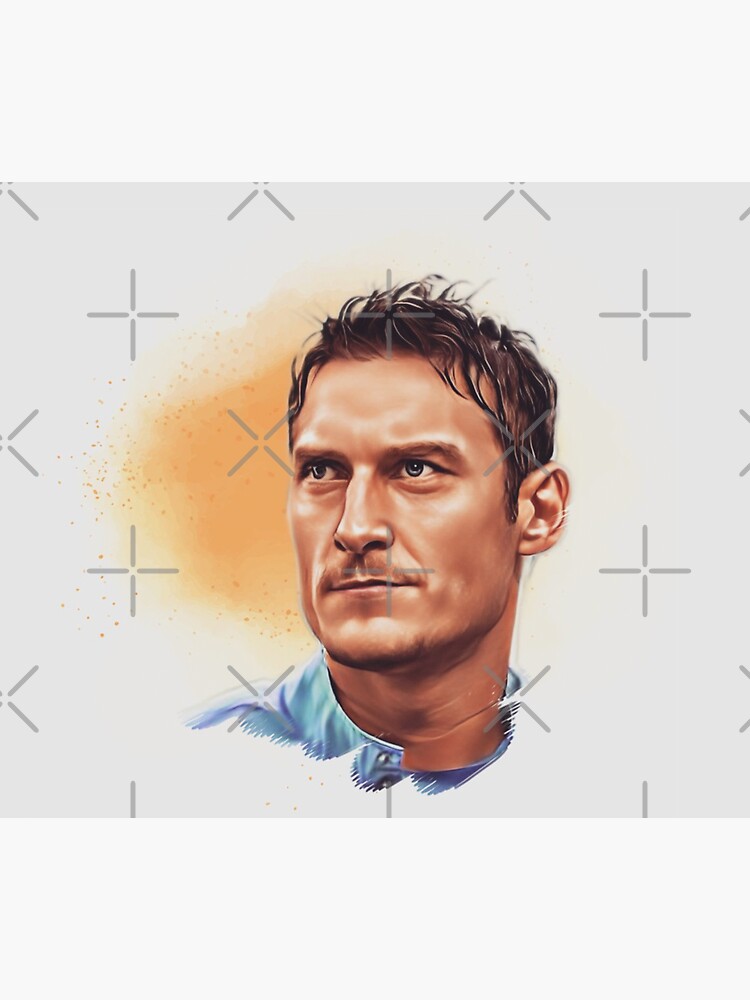 "Italy Legends Francesco Totti" Sticker for Sale by vectorfootball ...