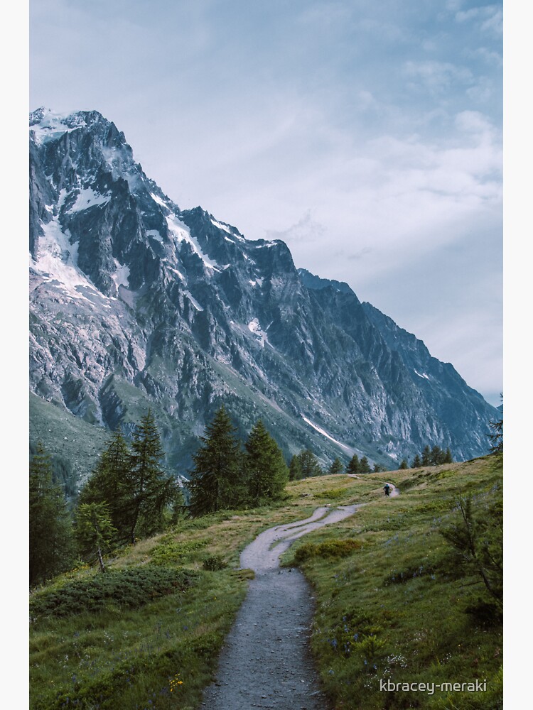 "Photo of a Hiking Trail in the Alps" Sticker for Sale by kbracey ...