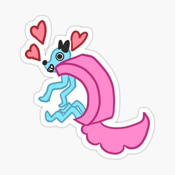 "Wobbledogs Wobbledog Beloved and Happy Sticker and Others" Sticker for ...