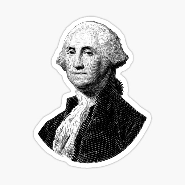 "George Washington" Sticker for Sale by hrcdesign | Redbubble