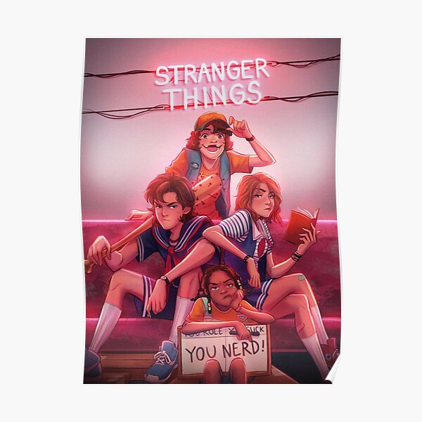 "Stranger Things Squad" Poster for Sale by sundar-misra | Redbubble