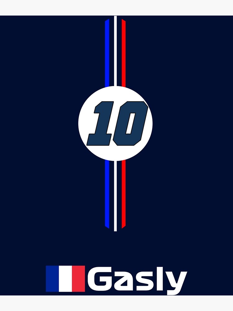 "Pierre Gasly 10 " Poster for Sale by Becky-CA | Redbubble