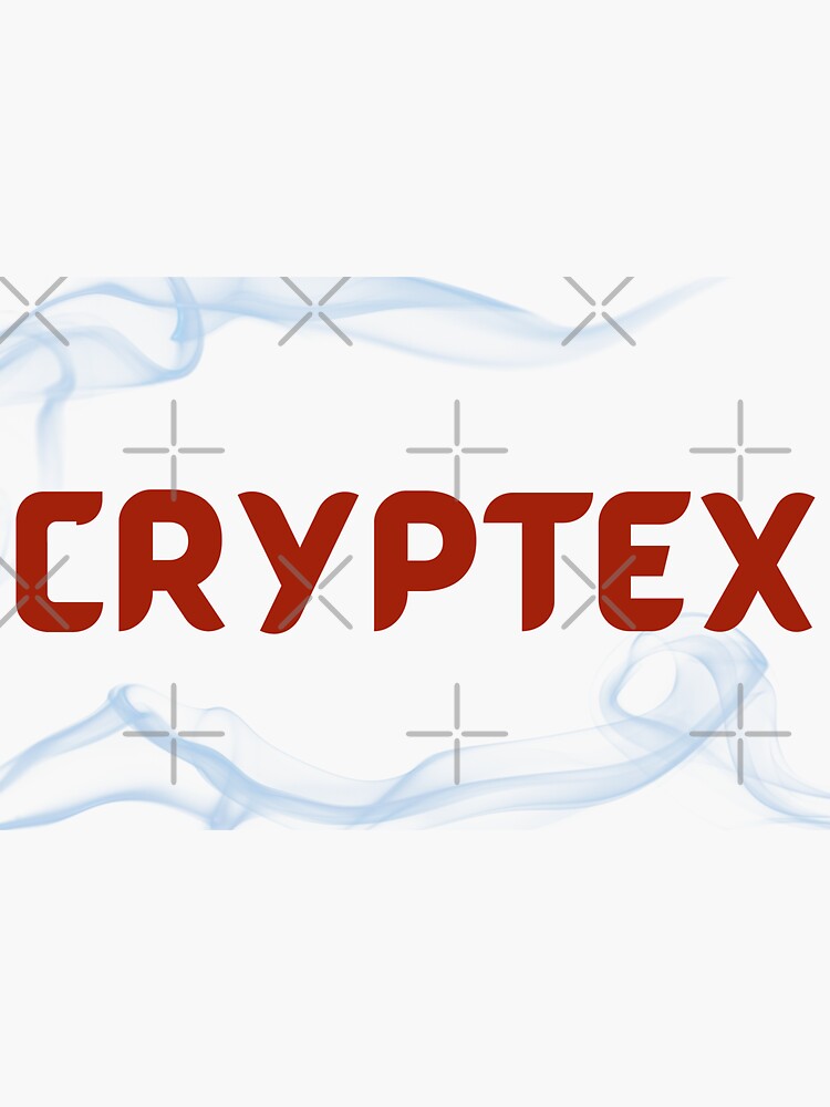 "Cryptex" Sticker for Sale by PerfectBlend | Redbubble