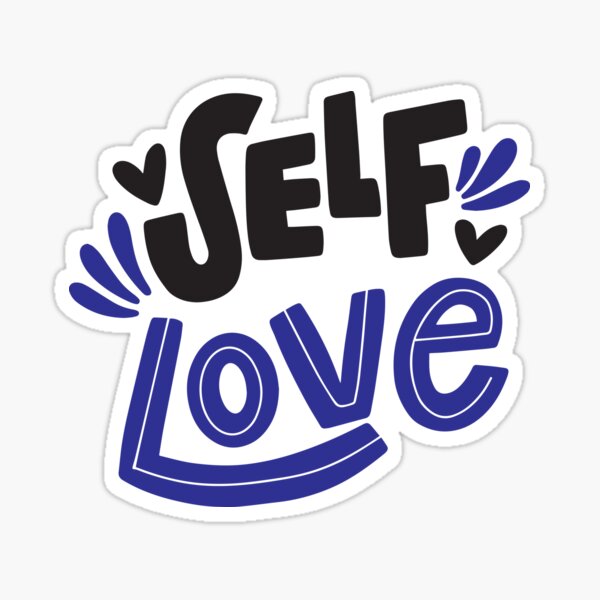 Pegatina «Diseño de letras de amor propio | Amor propio | Cotizaciones ...