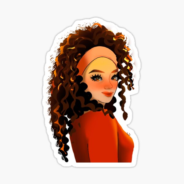 "Pretty Girl" Sticker for Sale by Fransyn | Redbubble