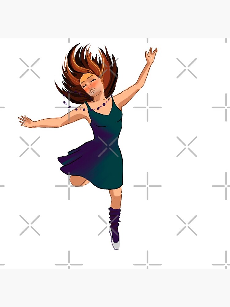 "Dancing girl" Sticker for Sale by Fransyn | Redbubble