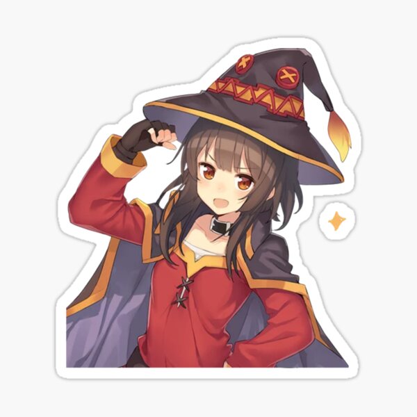 "Megumin konosuba" Sticker for Sale by Akuma-san | Redbubble