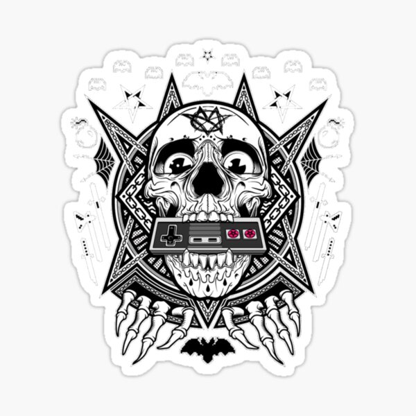 "mindless self indulgence skeleton " Sticker for Sale by EsmuVladiks ...