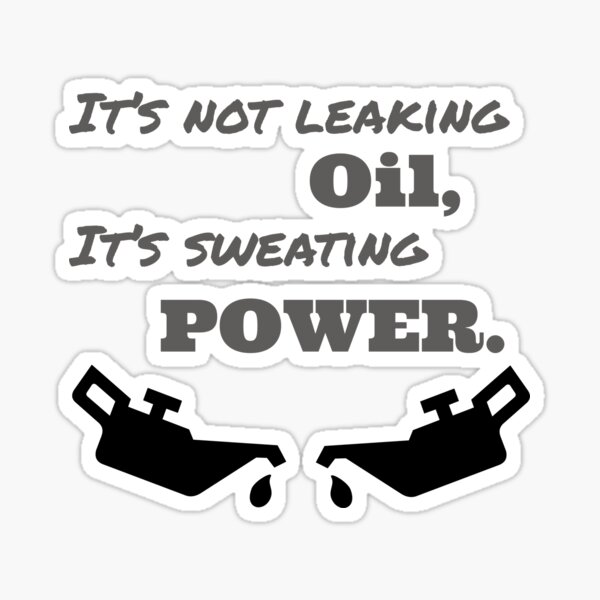 "Sweating power" Sticker for Sale by lsbentley21 | Redbubble