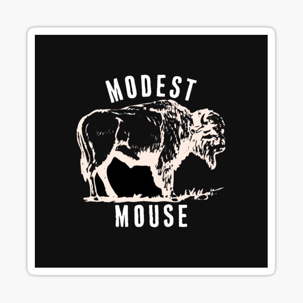 " modest mouse band" Sticker for Sale by Deiet1968 | Redbubble