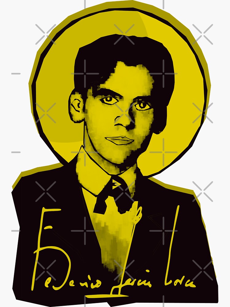 "Federico García Lorca" Sticker for Sale by exilekings | Redbubble