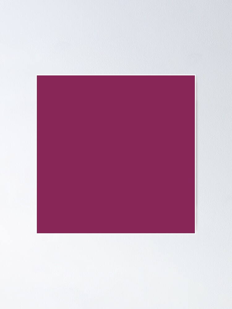 "SOLID |PLAIN | DARK RASPBERRY |PINK HUES" Poster for Sale by ...