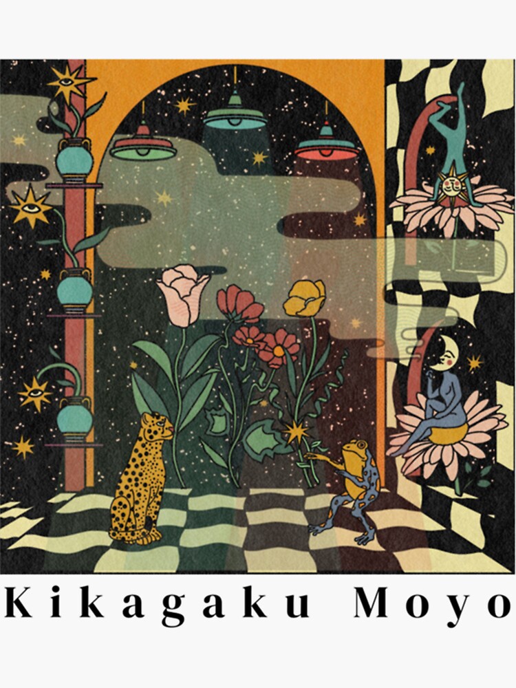 "Kikagaku Moyo Ryley Walker Deep Fried Grandeur " Sticker for Sale by DarksApparelsz | Redbubble