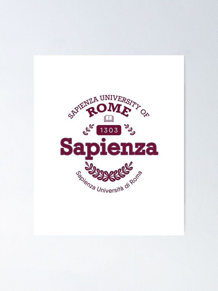 "Sapienza University of Rome (Sapienza)" Poster for Sale by artadon ...