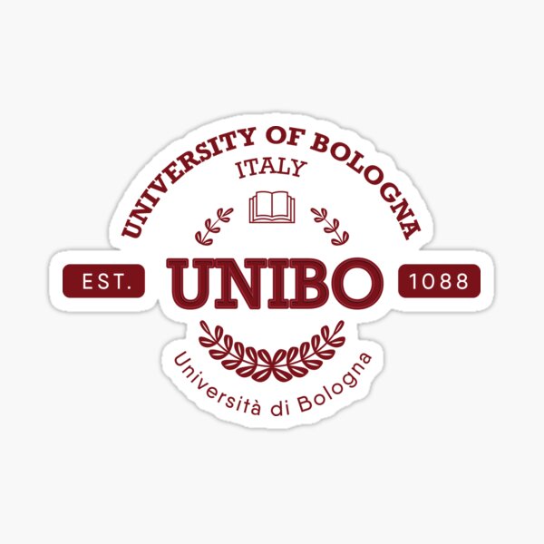 "University of Bologna (UNIBO)" Sticker for Sale by artadon | Redbubble