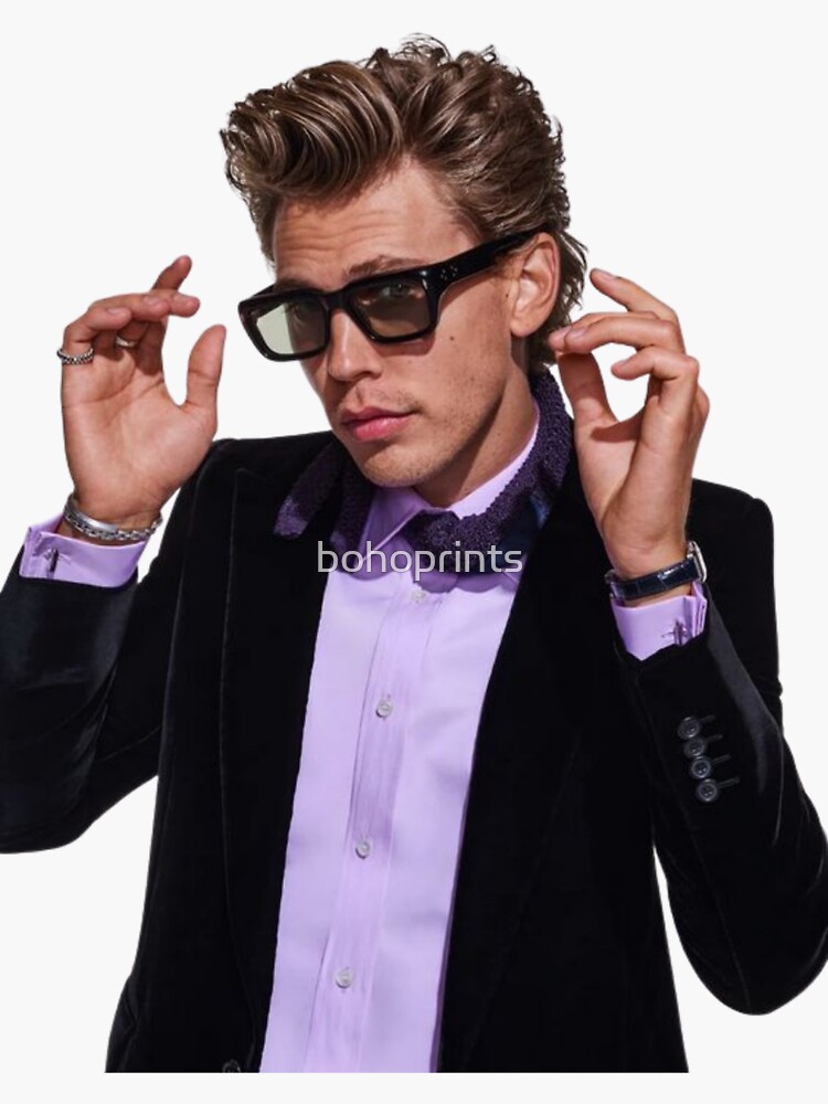 "Copy of Austin Butler" Sticker for Sale by bohoprints | Redbubble