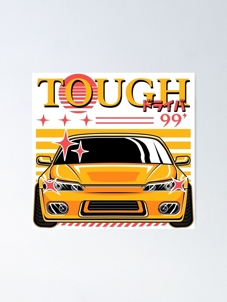 "VINTAGE JDM CAR" Poster for Sale by salmoonline | Redbubble