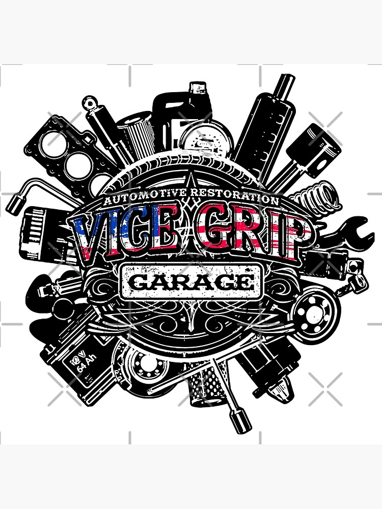 "Vice Grip Garage" Poster for Sale by Mad Factory Designs | Redbubble