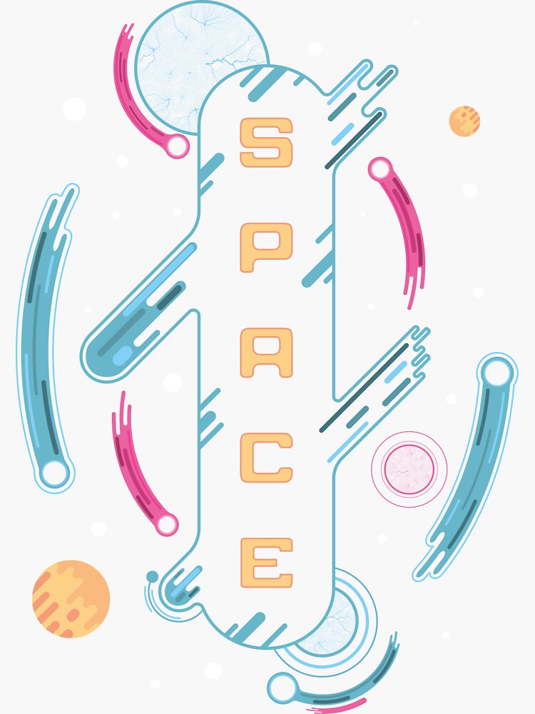 "Cosmos" Sticker for Sale by Kordiush | Redbubble