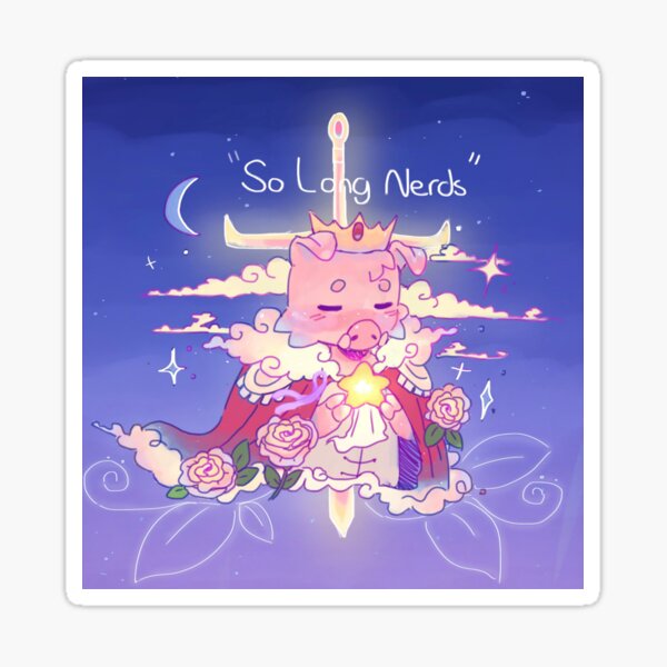 "Technoblade" Sticker for Sale by Sikiyaart | Redbubble