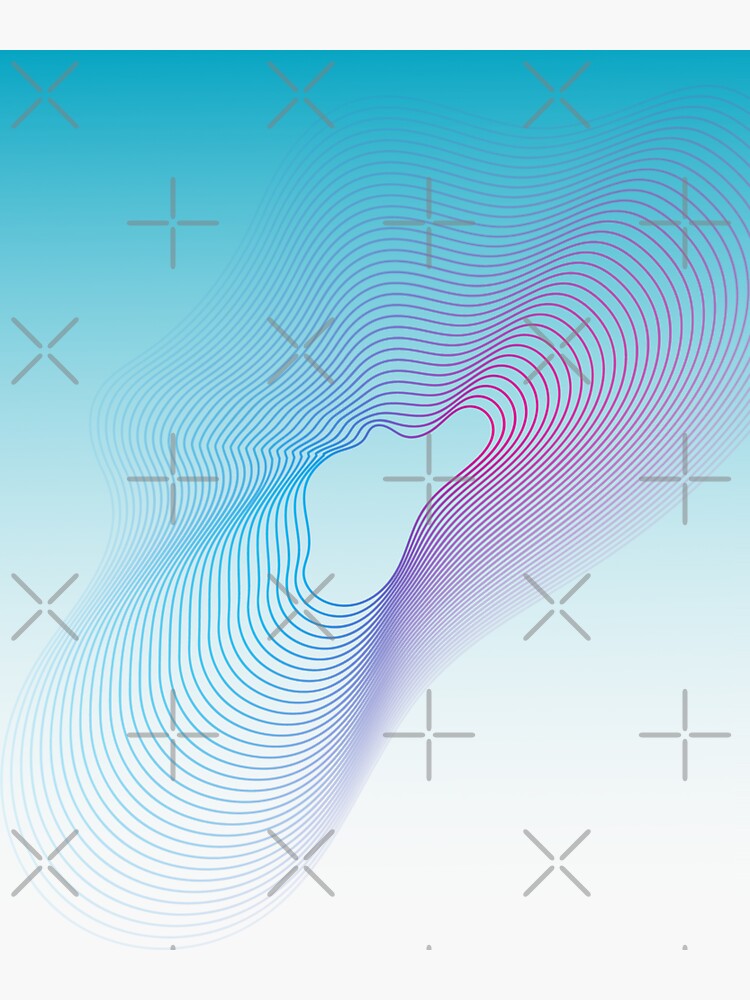 "Aqua Blue Gradient" Sticker for Sale by besuryex3m | Redbubble