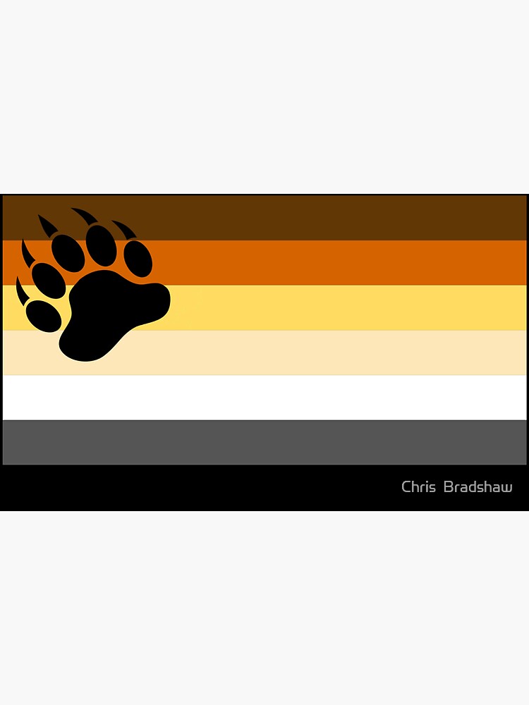"Gay Bear Pride Flag" Sticker for Sale by chrisbradshaw22 | Redbubble