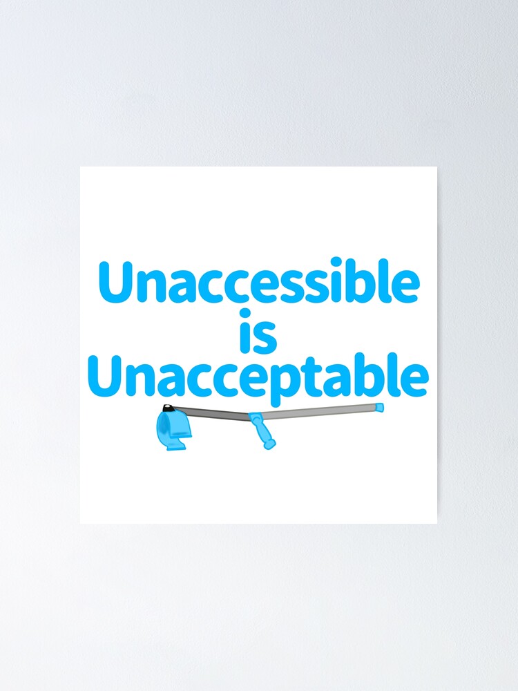 "Disabled pride accessible " Poster for Sale by Alex-artz | Redbubble