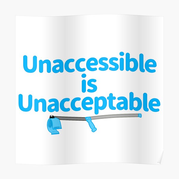 "Disabled pride accessible " Poster for Sale by Alex-artz | Redbubble
