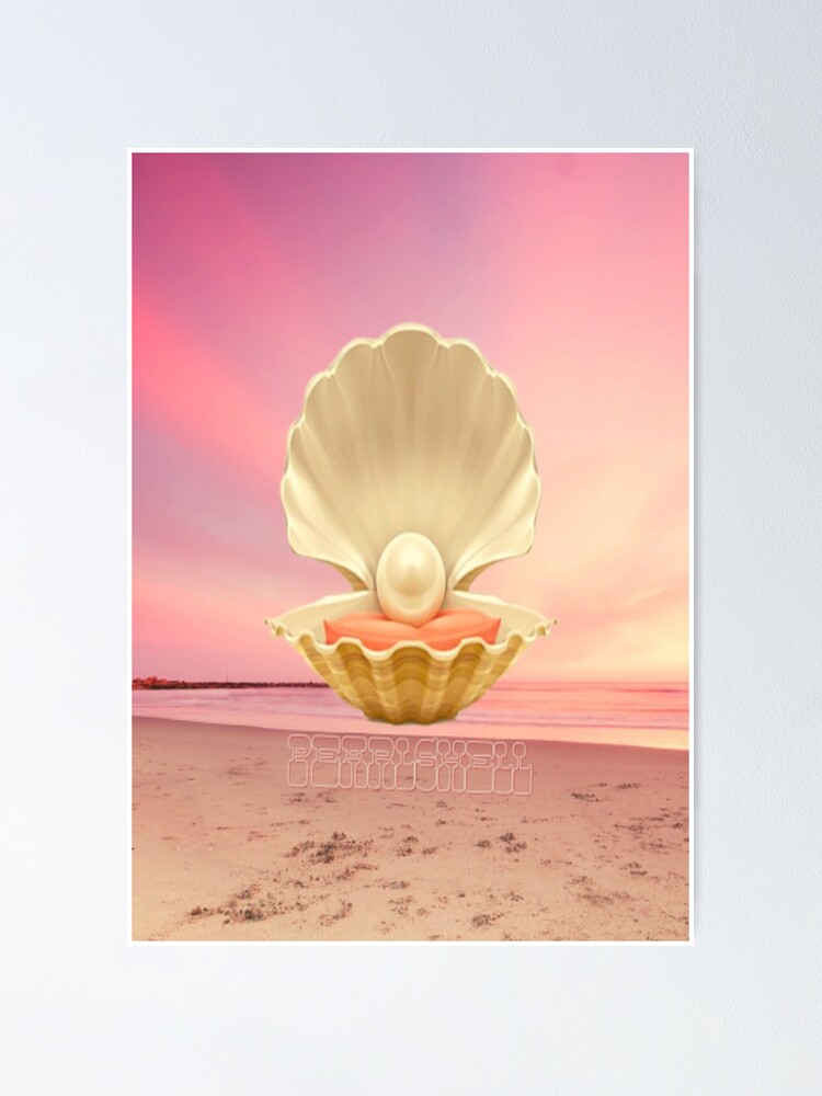 "Shell with a pearl posters" Poster for Sale by Designclub786 | Redbubble