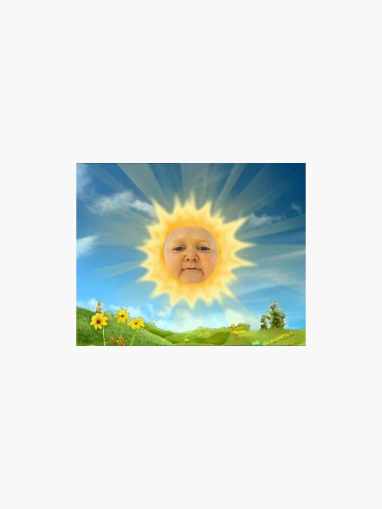 Pegatina «Hasbulla teletubbies sol» de iconexe | Redbubble