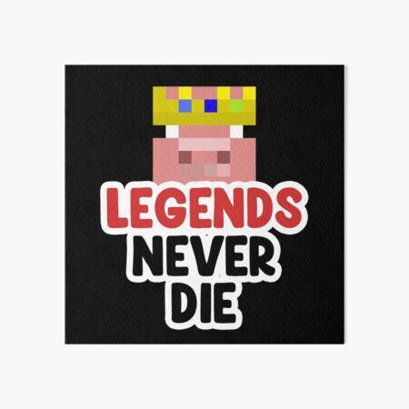 "Technoblade never dies sticker | Legends never die sticker ...