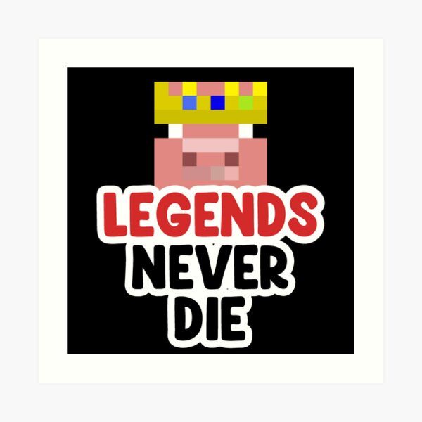 "Technoblade never dies sticker | Legends never die sticker ...