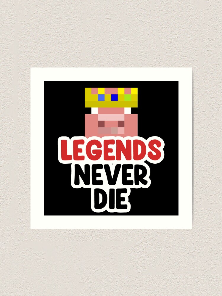 "Technoblade never dies sticker | Legends never die sticker ...