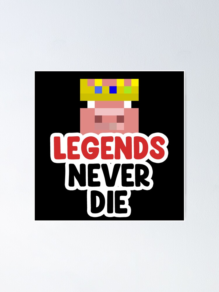 "Technoblade never dies sticker | Legends never die sticker ...