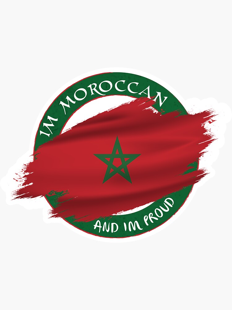 "A pretty flag of morocco contry proud to be moroccan" Sticker for Sale ...