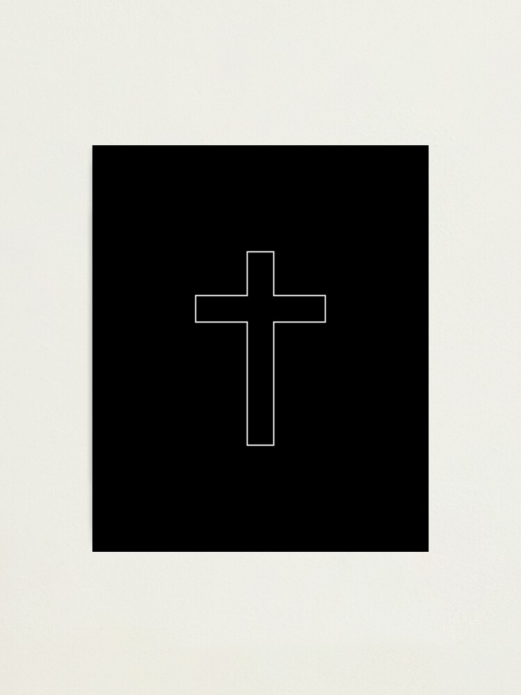 Lámina fotográfica «Esquema cruzado | Esquema de cruz cristiana simple ...