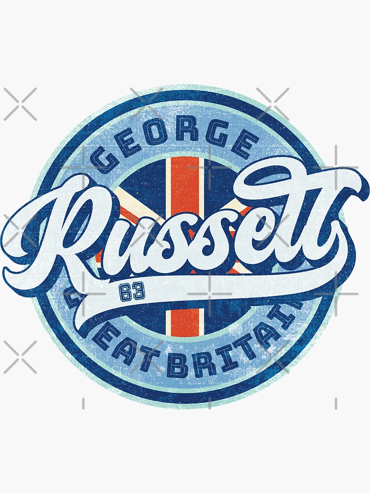 "Russell #63 Racing Badge (round)" Sticker for Sale by Numero14 | Redbubble