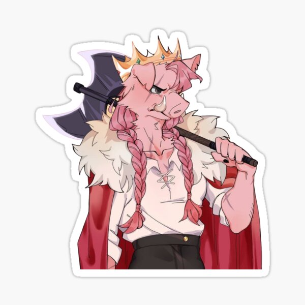 "Technoblade" Sticker for Sale by Sikiyaart | Redbubble