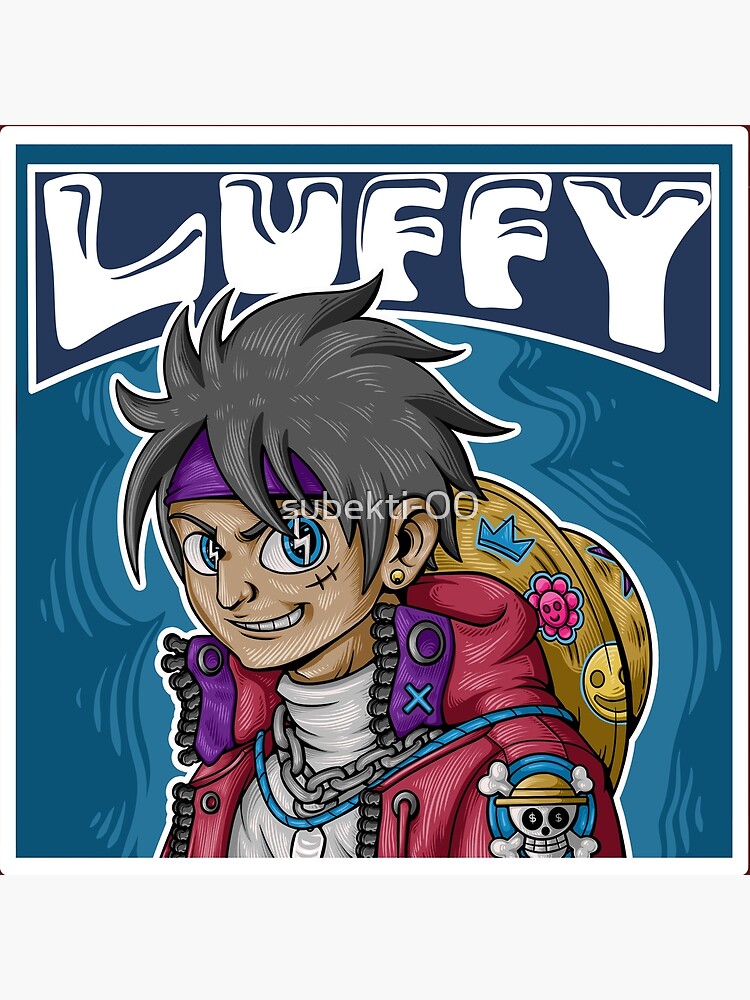 "Luffy Fan Art Premium Merchandise" Poster for Sale by subekti-00 ...