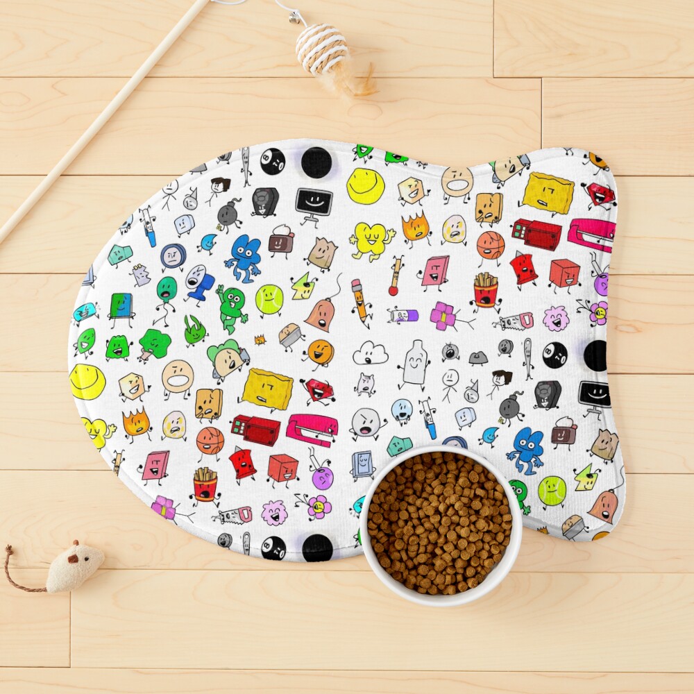 "BFDI All Characters (Transparent)" Canvas Print for Sale by MsBonnie ...