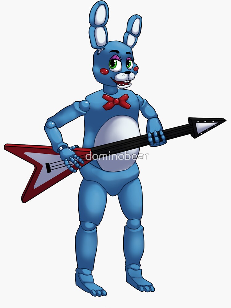 "Toy Bonnie" Sticker by dominobear | Redbubble