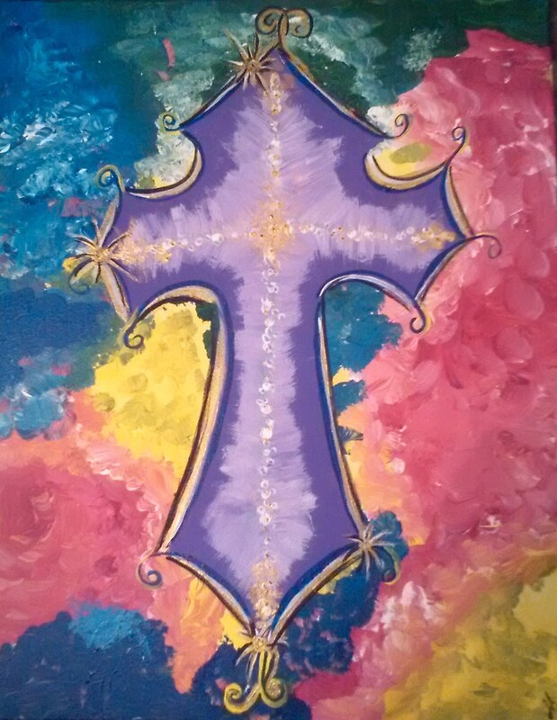 "Cross of Color" by Tigger's Treasures | Redbubble